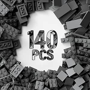 Amazon.com: 140 Piece Classic Building Bricks Plate+Tile, 7 Types Bulk ...