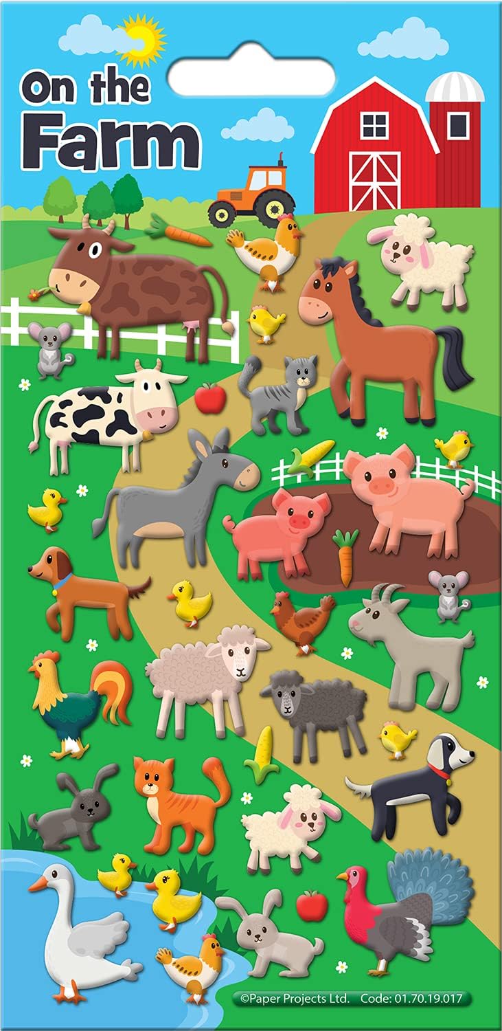 Wild Animals Stickers (12 Packs) : Amazon.co.uk: Toys & Games