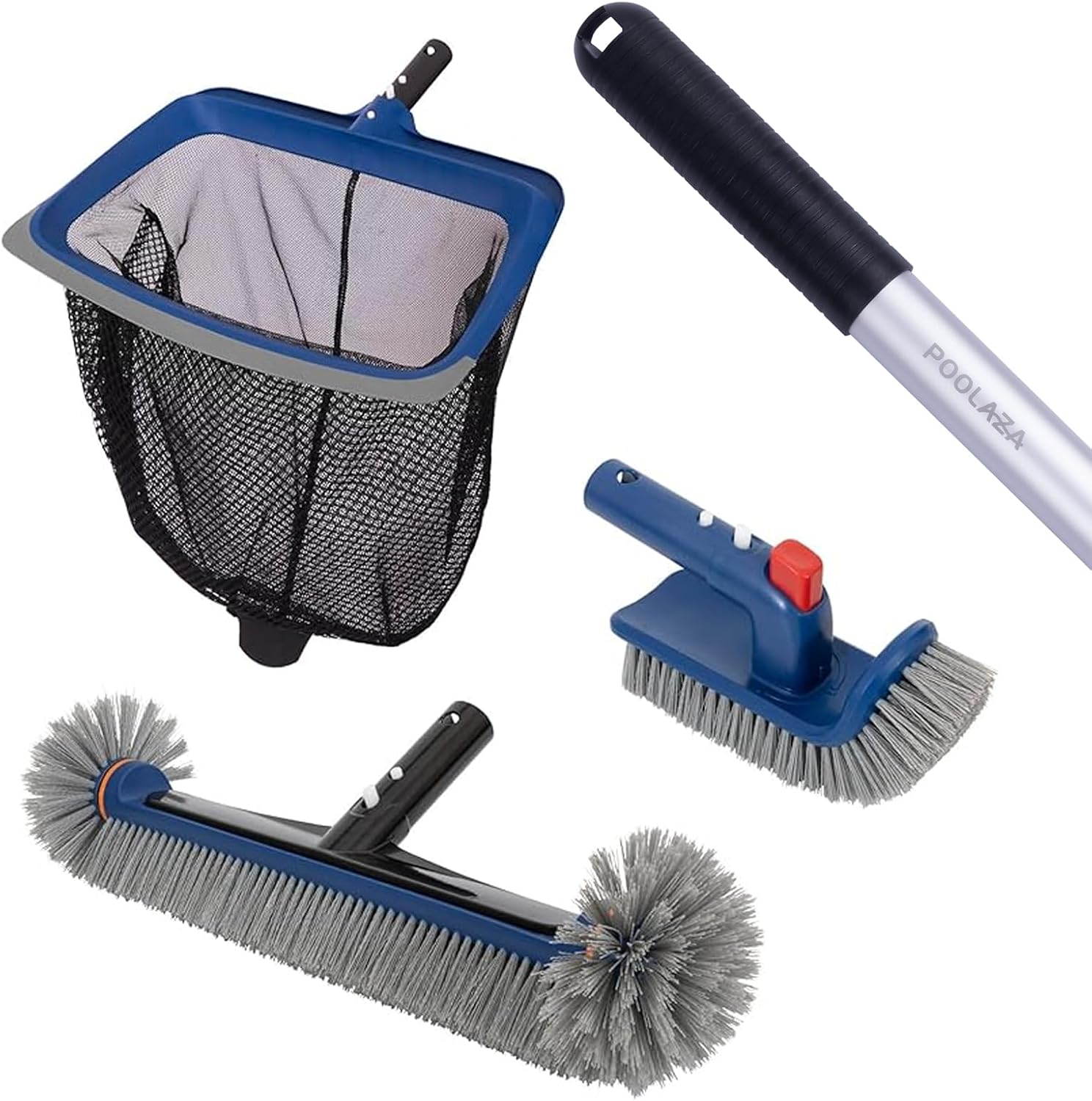 Amazon.com : POOLAZA Swimming Pool Cleaning Kit & Pole : Patio, Lawn ...