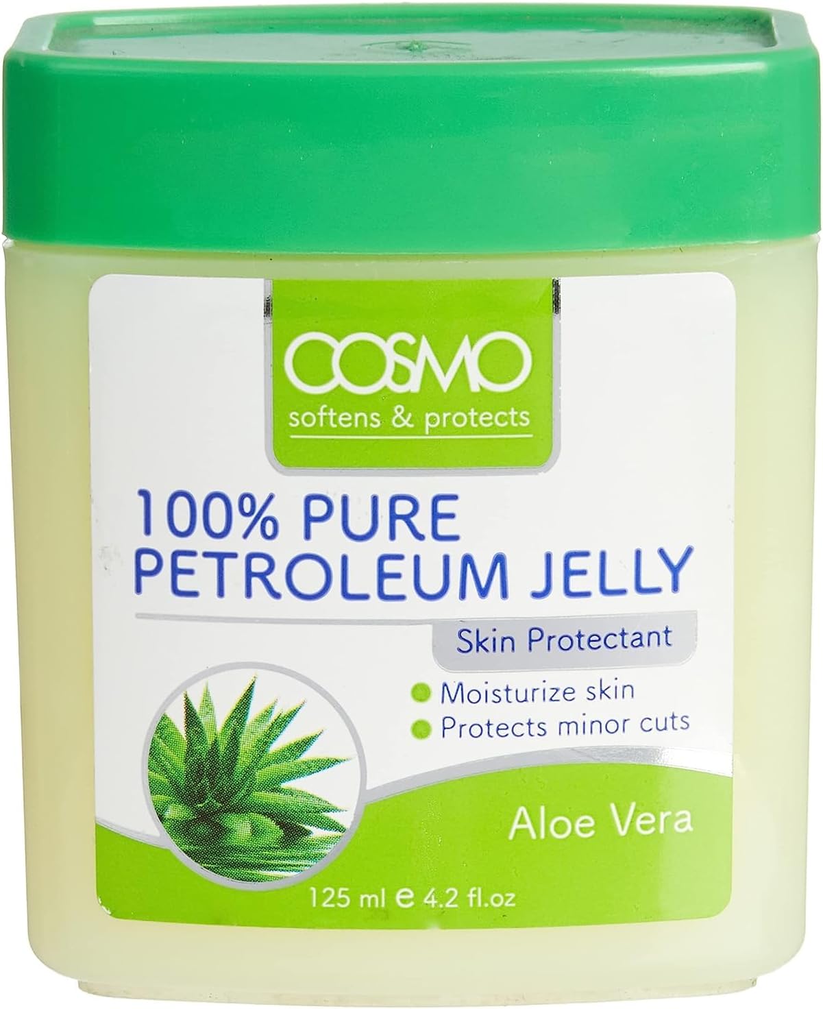 Cosmo 100% Pure Petroleum Jelly Aloe Vera 125ml: Buy Online at Best ...