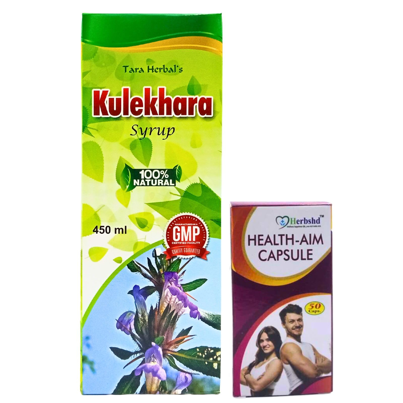Buy Ayurvedic Health Aim Capsule And Kulekhara Syrup | Weakness ...