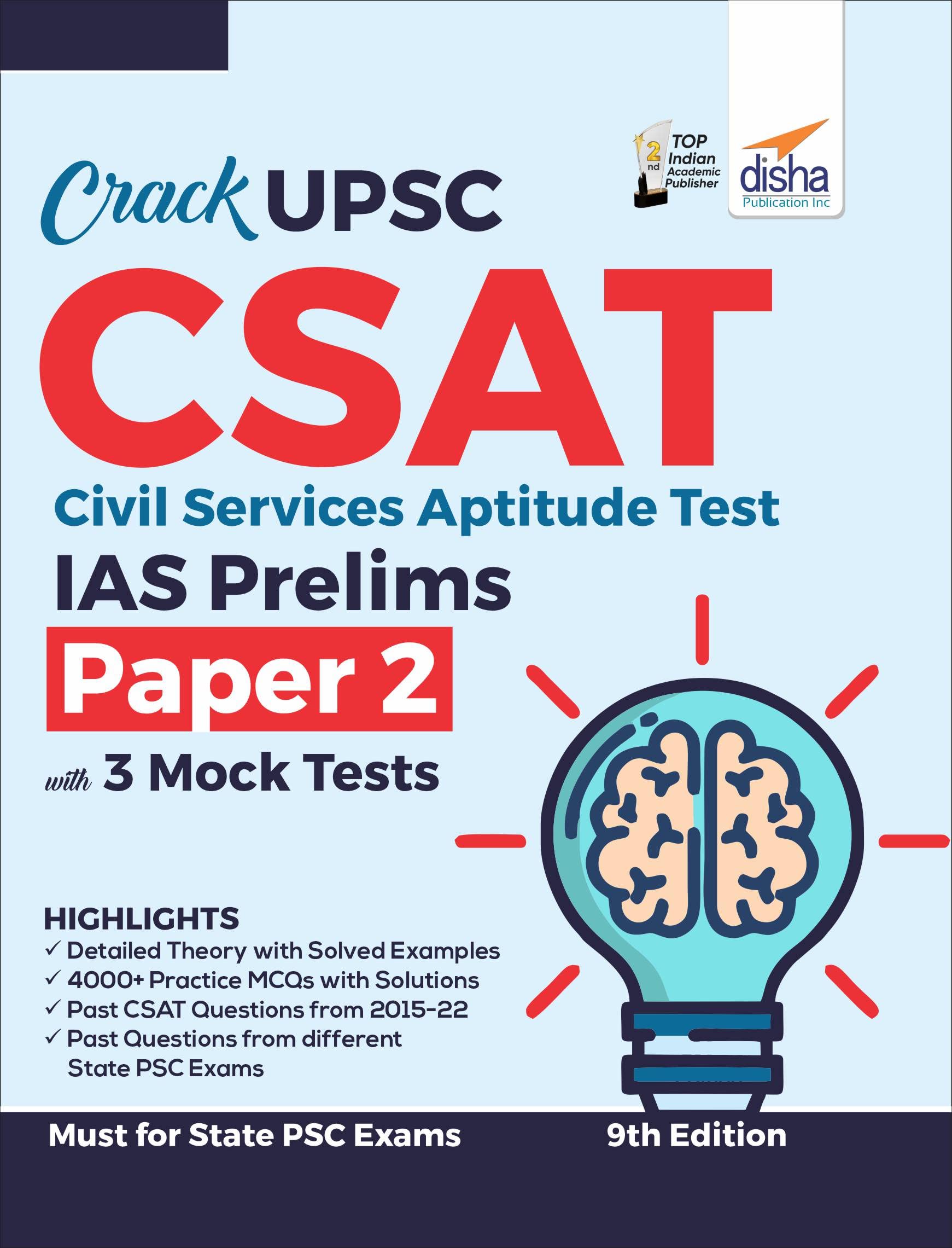 Buy Crack UPSC CSAT Civil Services Aptitude Test IAS Prelims Paper 2 ...
