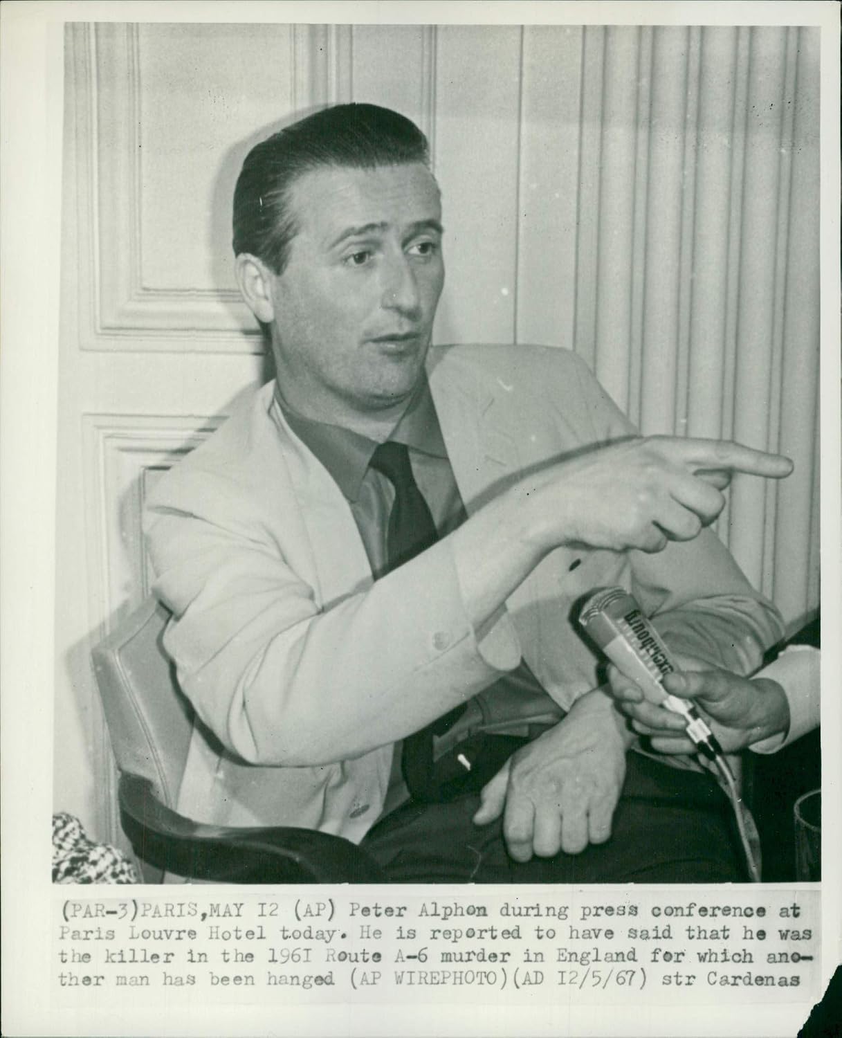 Amazon.com: Vintage photo of Peter Louis Alphon during the press ...