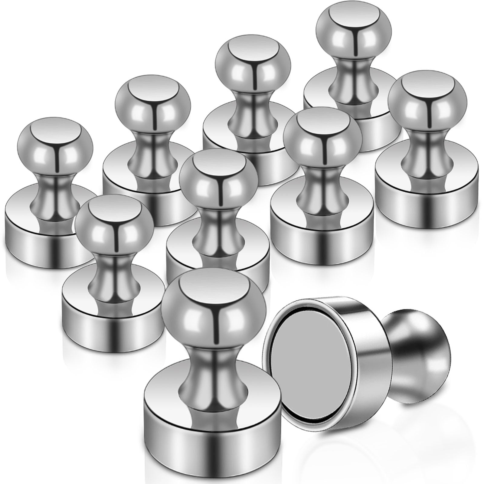 Amazon.com: MAGXCENE 10Pack Fridge Magnet, Push Pin Magnets, Strong ...