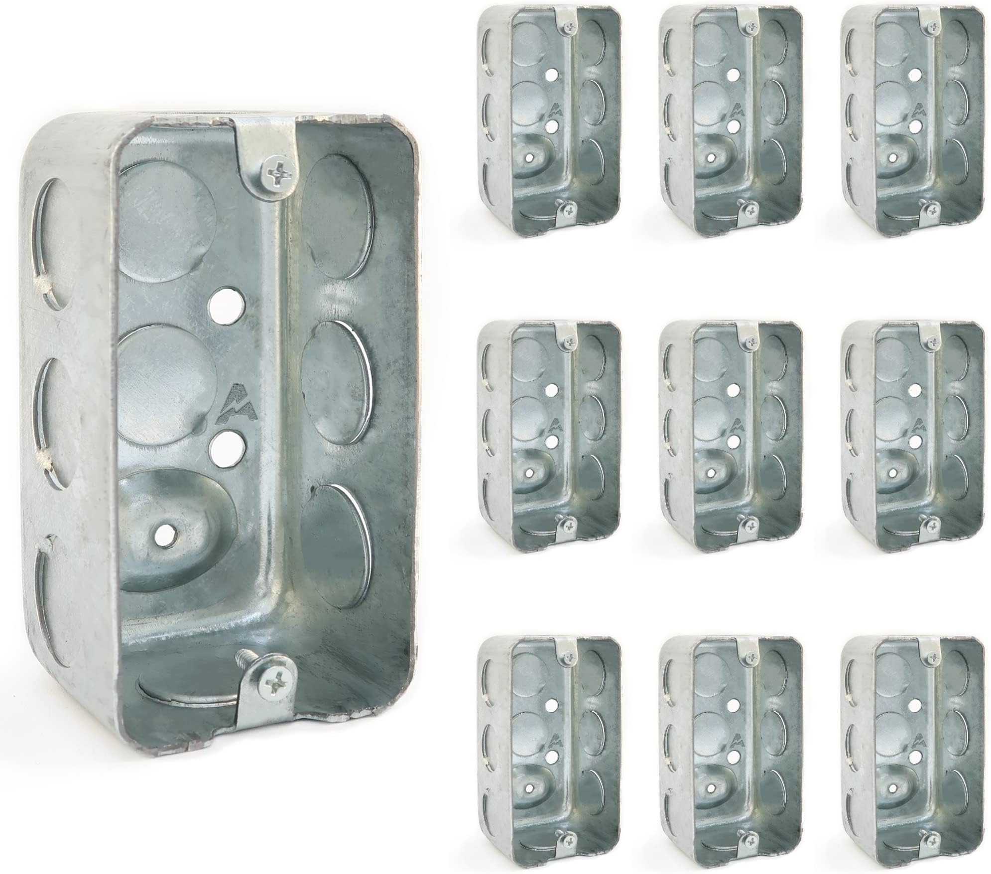 Raco 0665 4" x 2" Handy Box Extension, 1-7/8" Deep, 1/2" End Knockouts ...