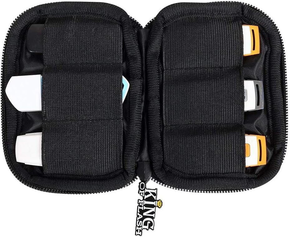 USB Flash Drive Case with Premium Padded Protection for Up to 6 Flash ...