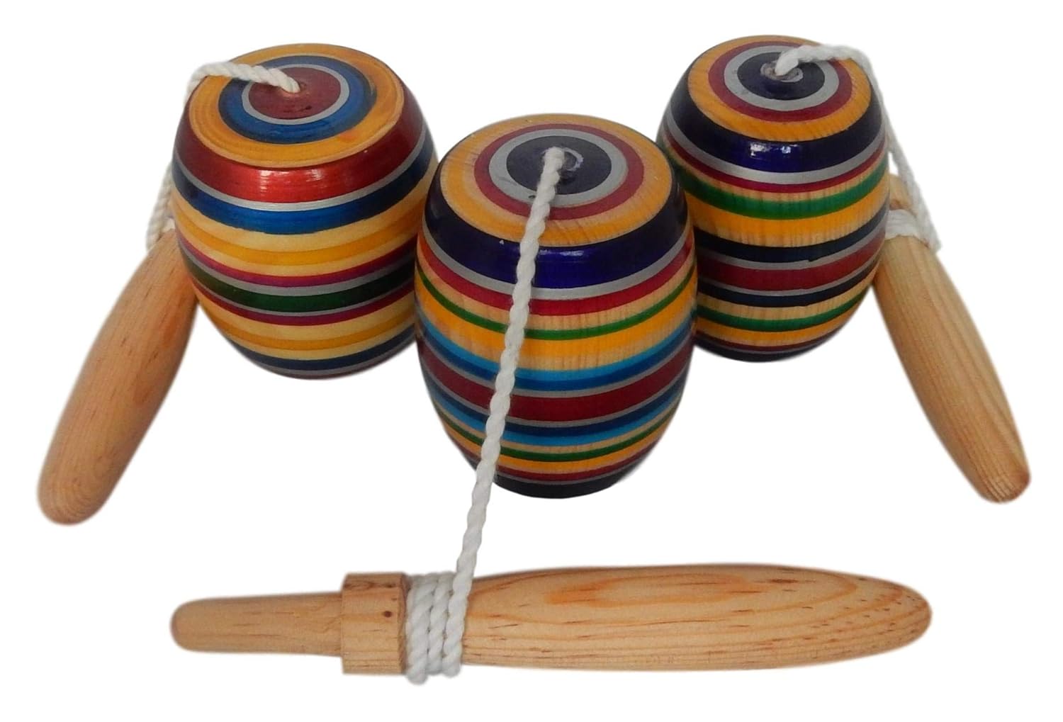 Amazon.com: IER Multi-Colored Wood Balero Mexican Toy - Assorted Colors ...
