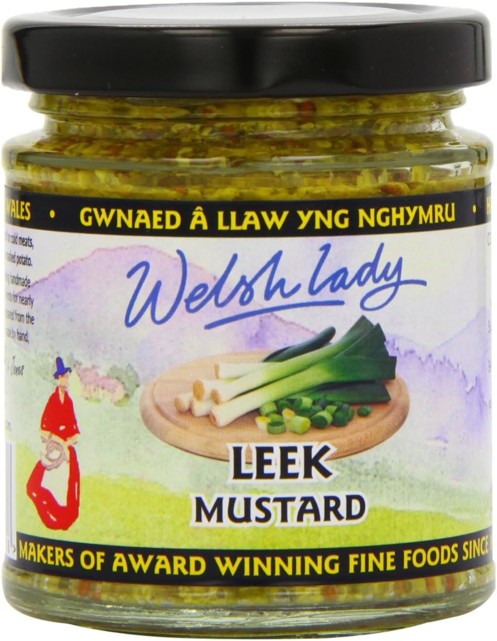 Welsh Lady Leek Mustard Coarsegrain 170 g (Pack of 3) : Amazon.co.uk ...