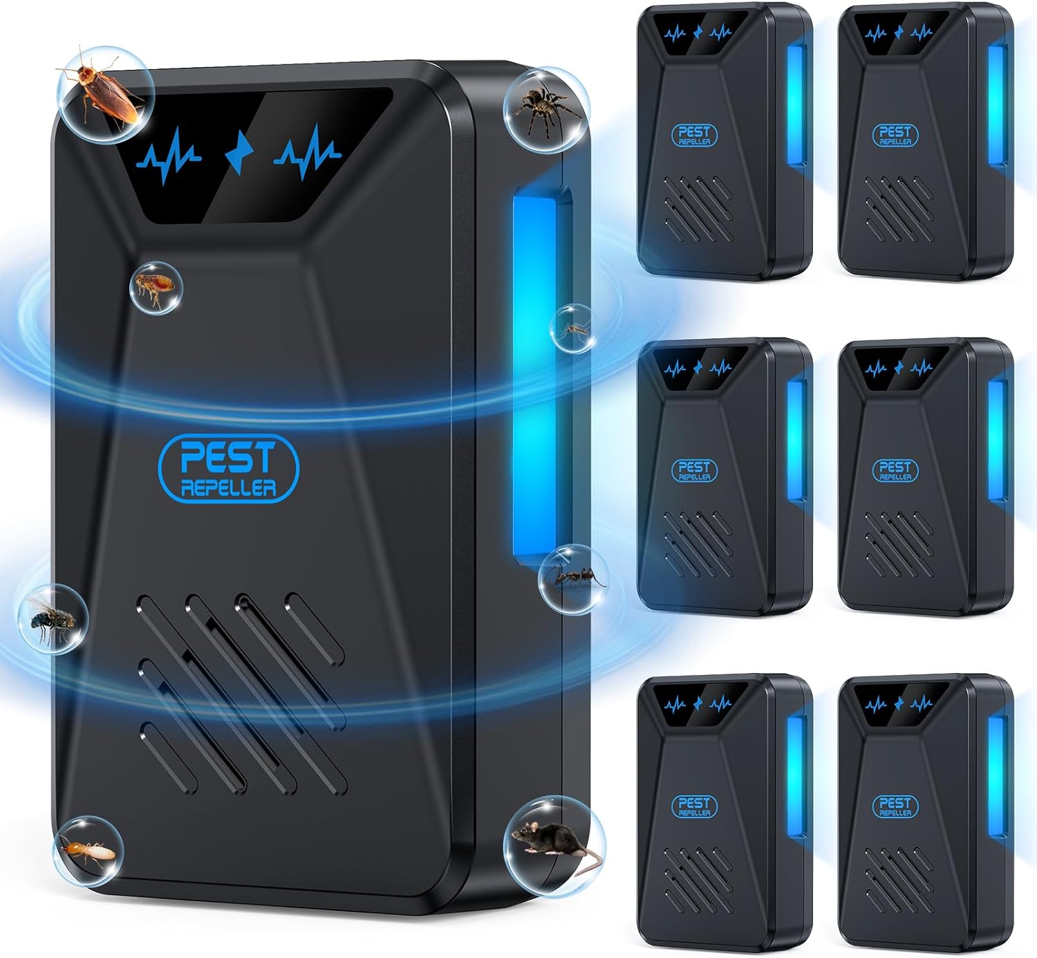 Amazon.com: OWOWL 6 Packs Ultrasonic Pest Control Repeller, Electronic ...