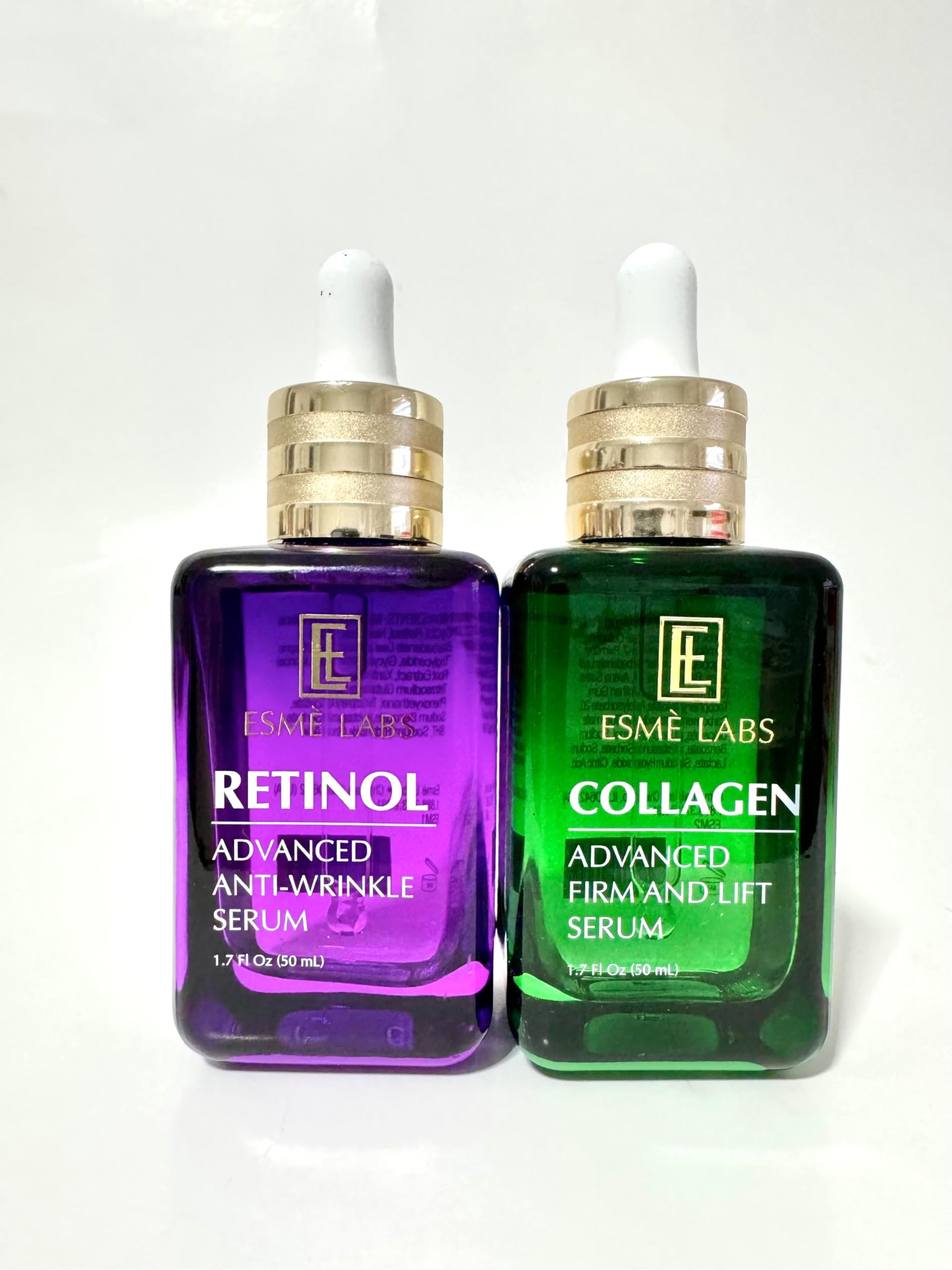 Amazon.com: Bundle of ESME LABS Collagen Advanced Firm and Retinol Face ...