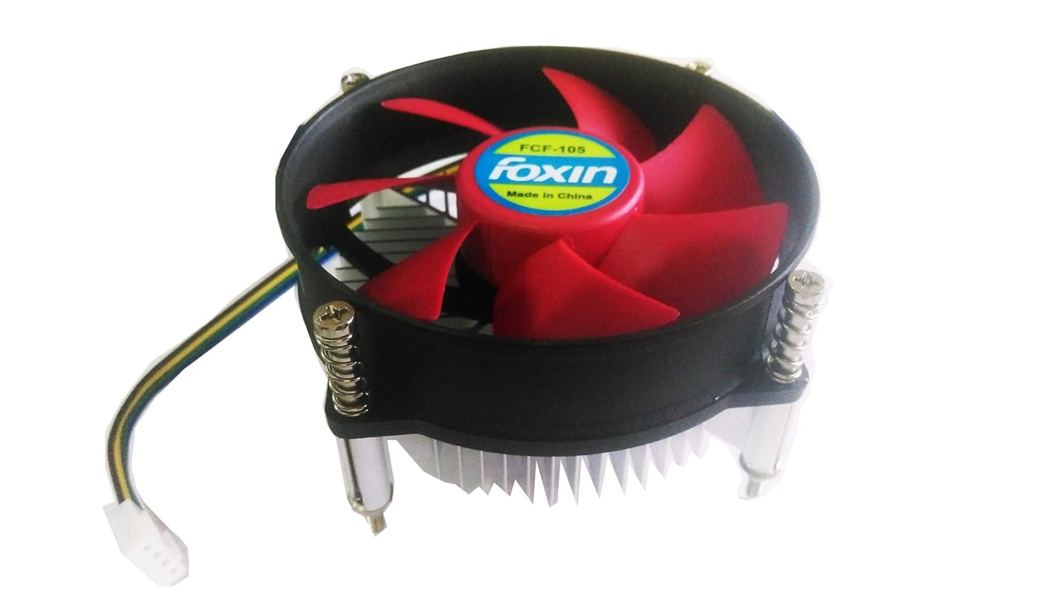 Foxin CPU Cooling Fan for Socket LGA 775 Cooler (Black) : Amazon.in ...