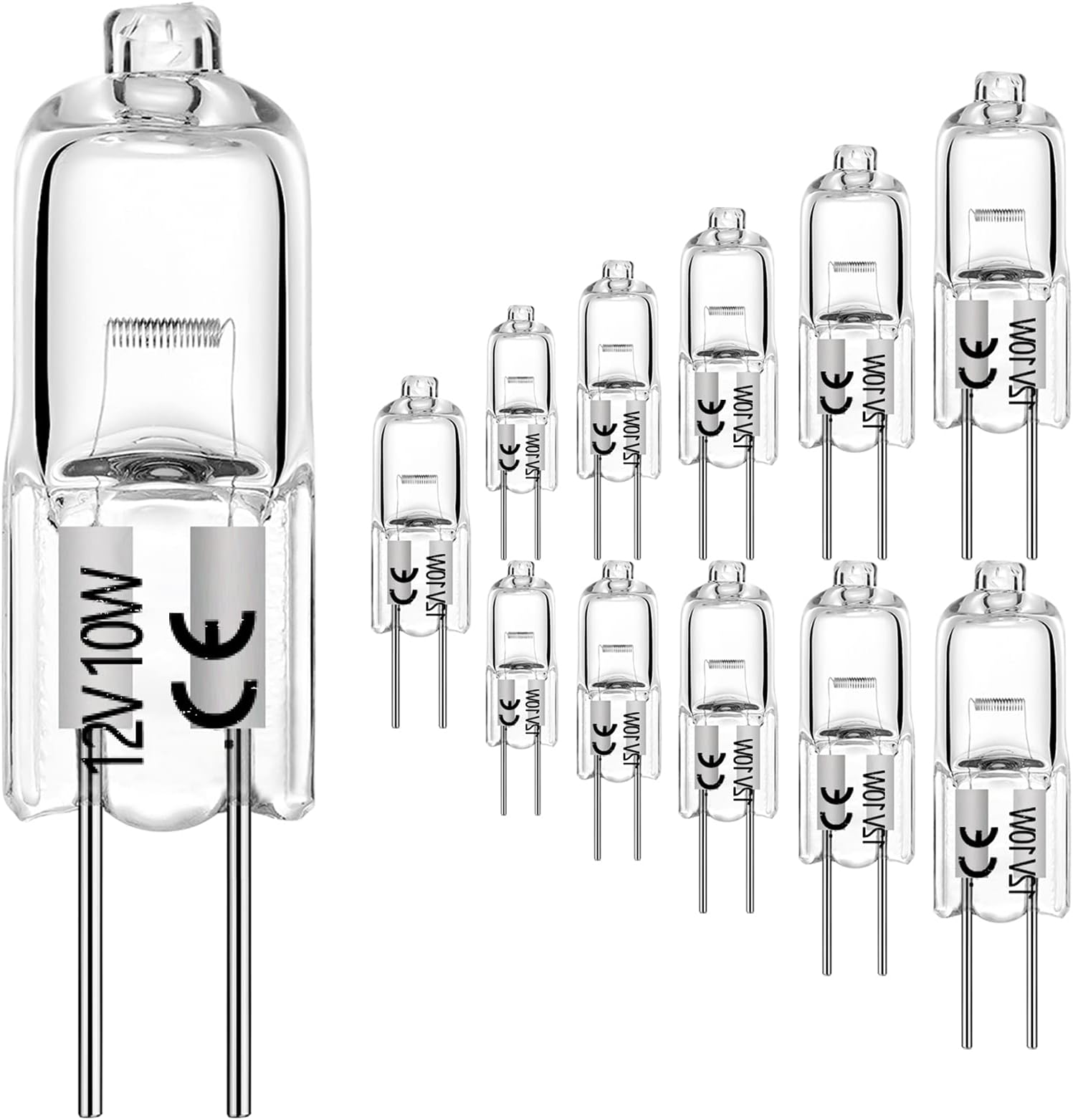 G4 T3 Halogen Bulb 10Watt 120LM 2Bi-Pin 12Volt A/C or D/C for Accent ...