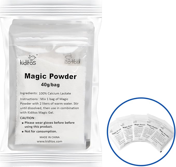 Amazon.com: Kiditos Magic Water Elf Powder Refill,Aqua Fairy Water Gel ...
