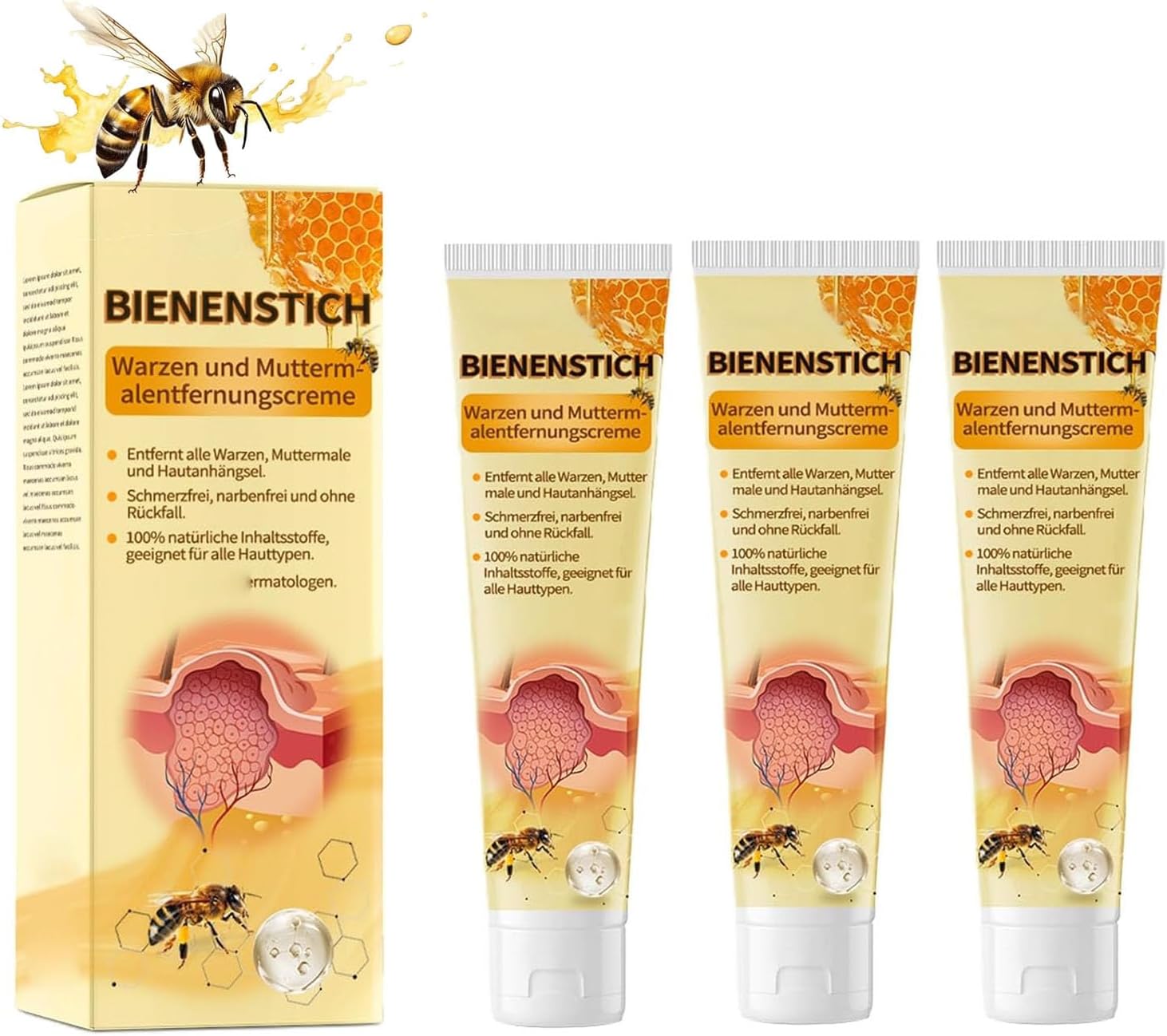 Bee Venom Mole And Wart Treatment Cream,Bee Venom Cream,Bee Venom ...