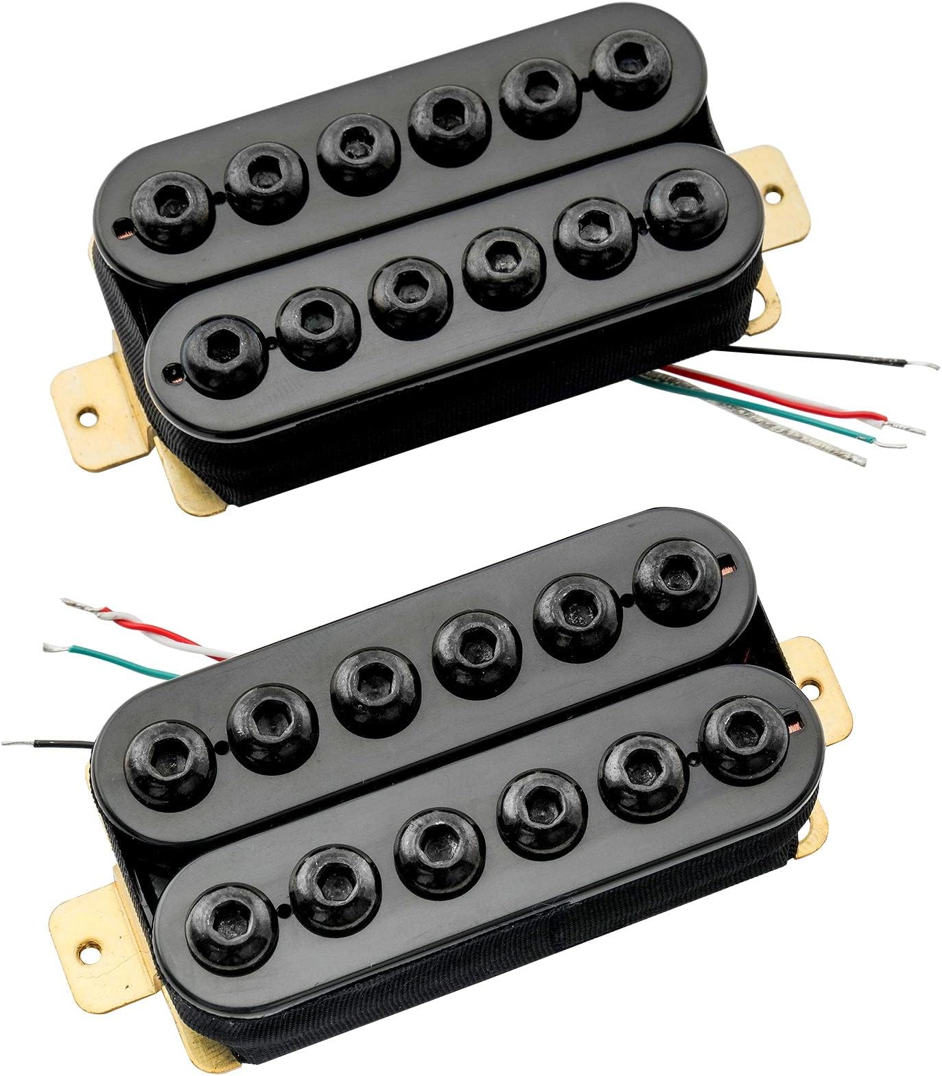Amazon.com: Artec HIVB Invader Ceramic Humbucker Pickup Bridge Pickup ...