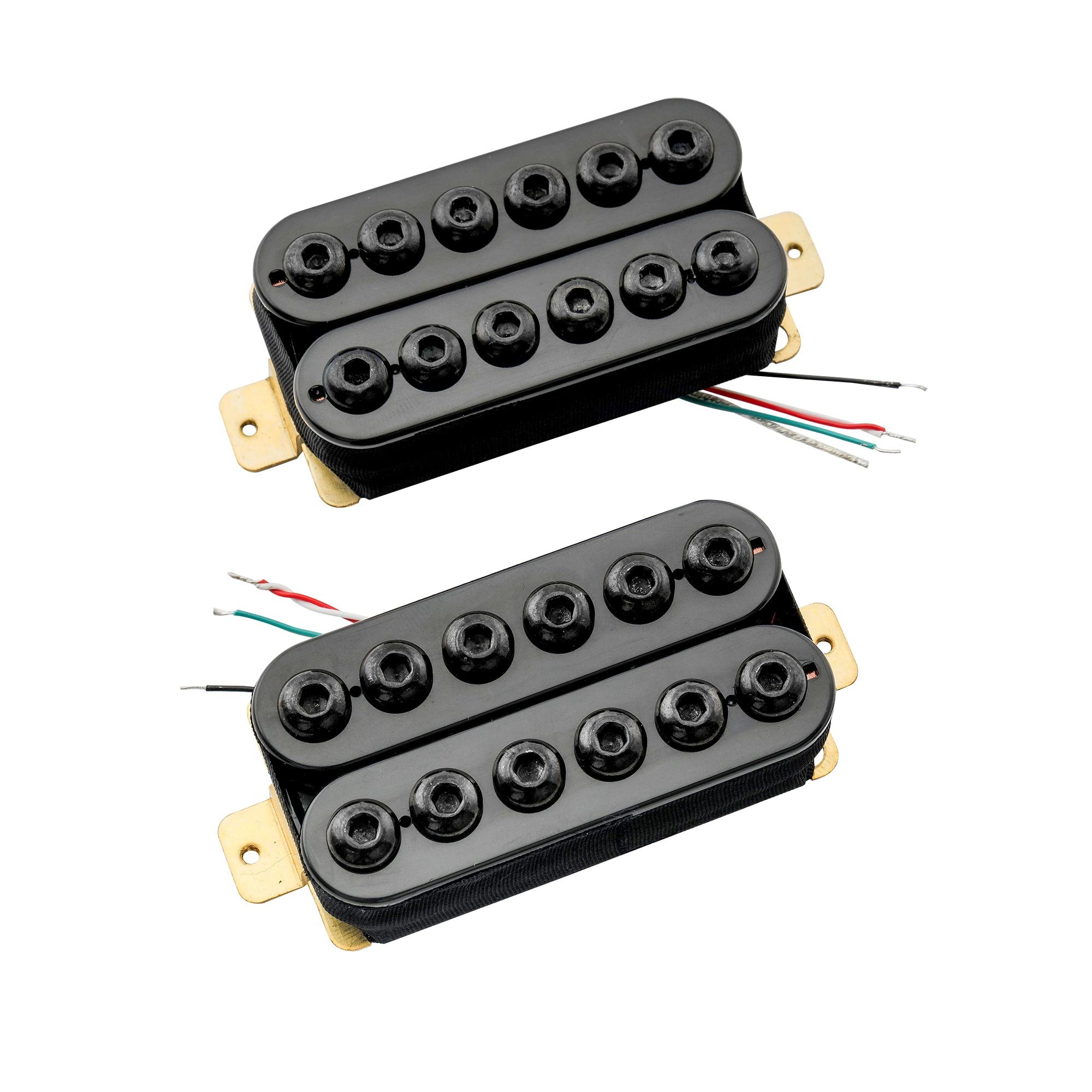 Snapklik.com : Artec HIVB Invader Ceramic Humbucker Pickups Neck Bridge ...
