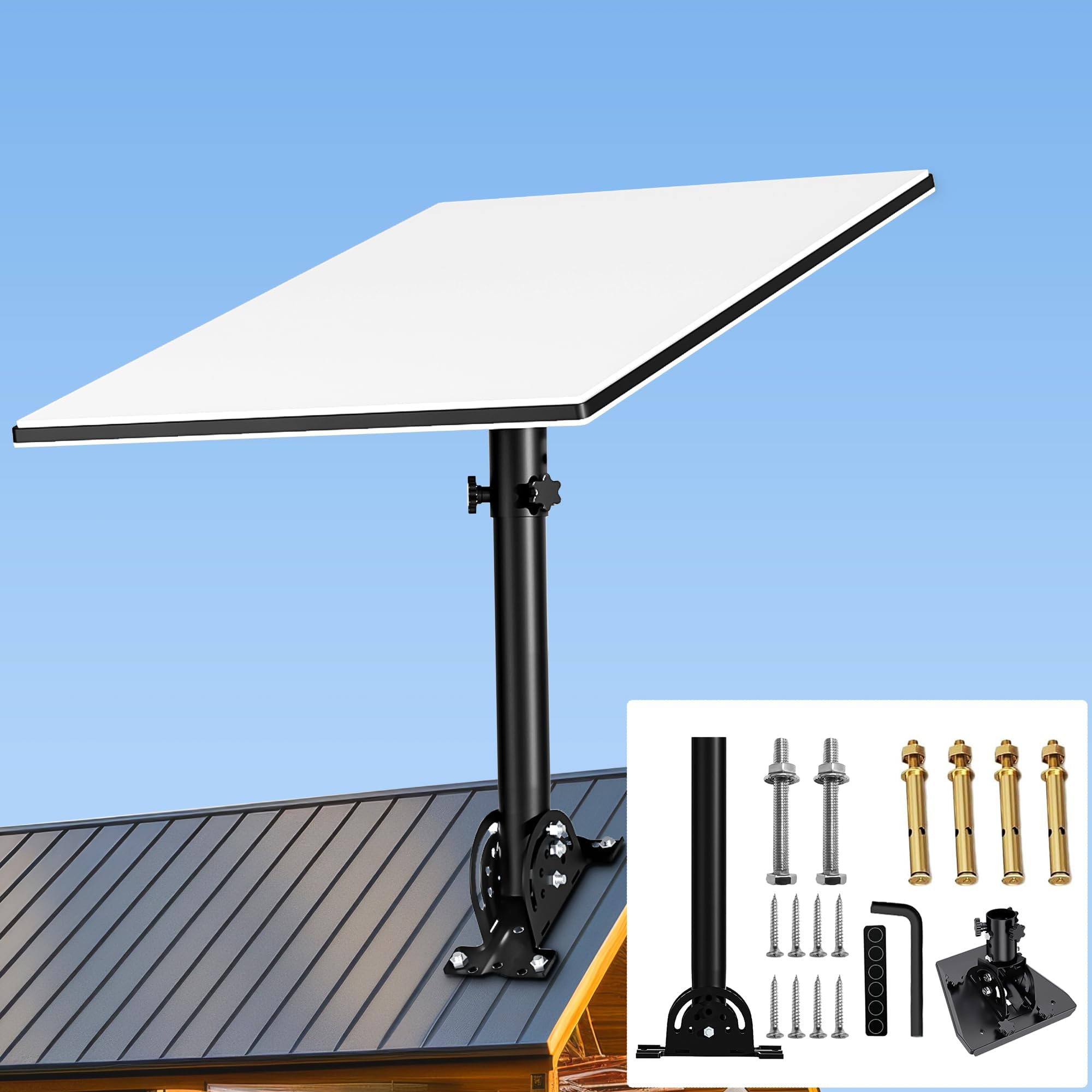 Starlink Gen 3 Heavy Duty Pivot Roof Mount, Adjustable 360 Degree for ...