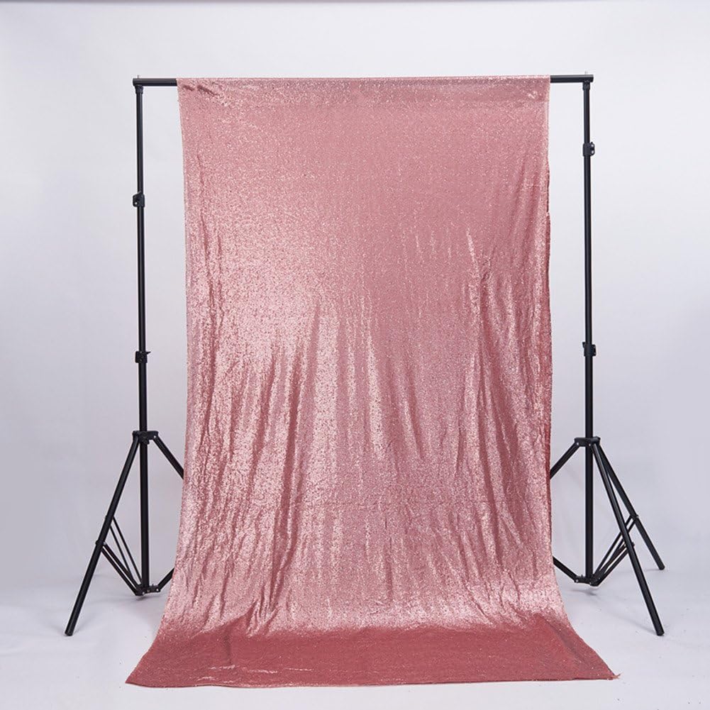 Amazon.com : Zdada 2ft by 8ft Blush Shimmer Sequin Backdrop Panel ...