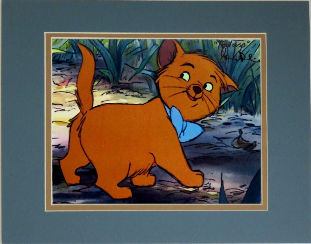 Disney The Aristocats Toulouse Photo Autographed By His Voice Gary ...