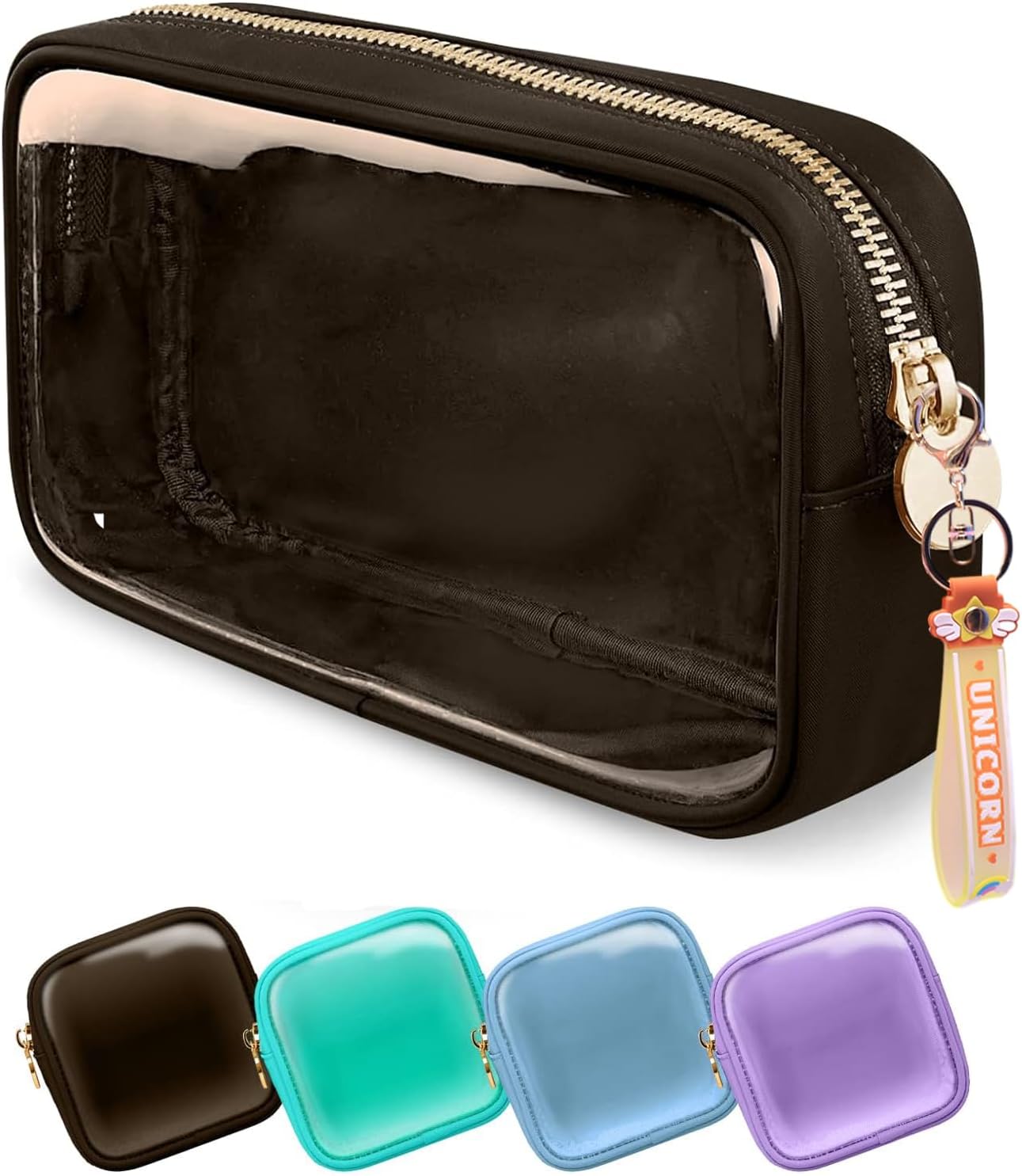 Amazon.com: Yhwocd Mini Makeup Bag Makeup Pouch for Women And Girls ...