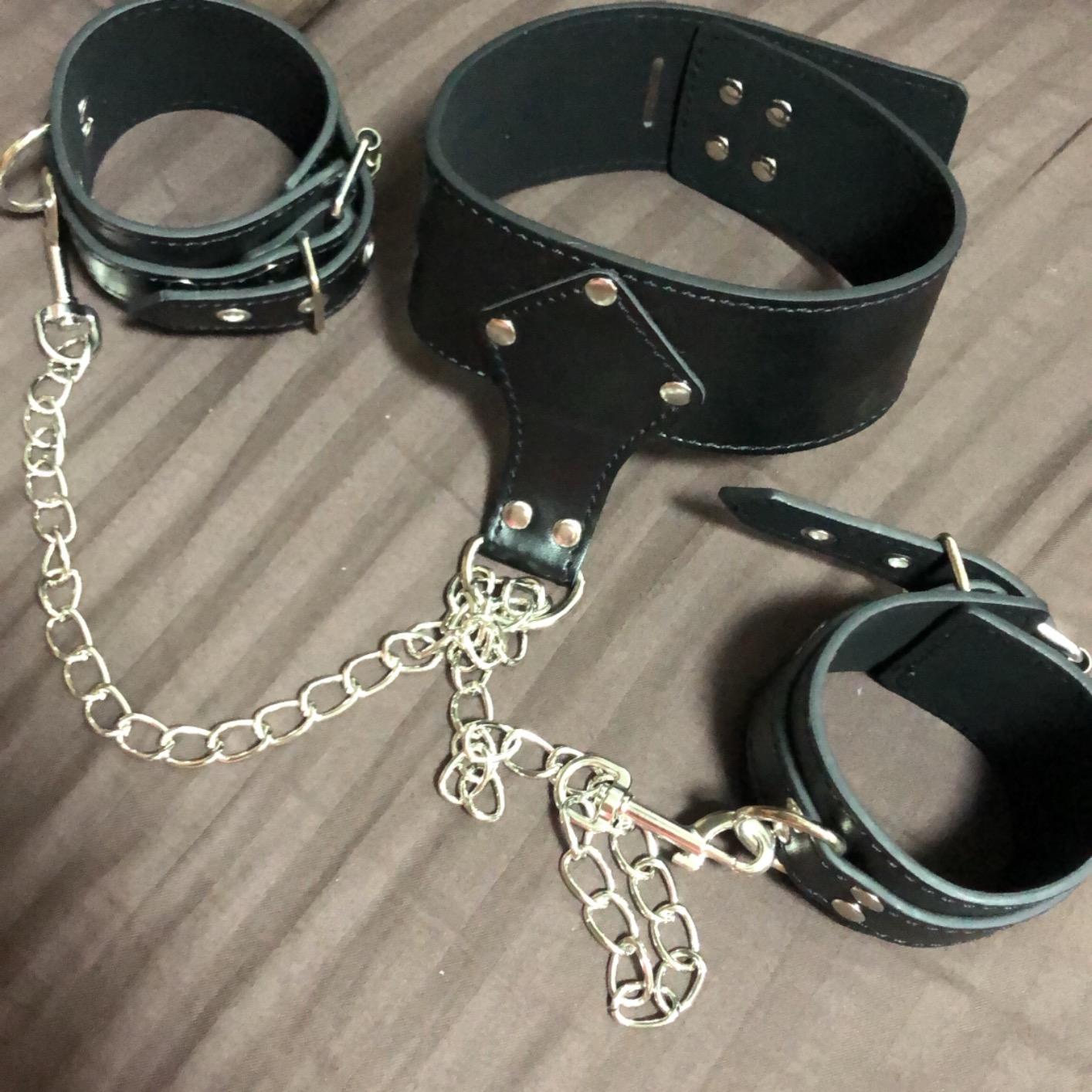 Amazon.co.jp: [Greenpinecone] SMグッズ 束縛具 手枷 手錠 コスプレ 首輪 調教 SMプレイ 拘束具 縛り コスプレ大人の玩具 [アダルト] [アダルト ...