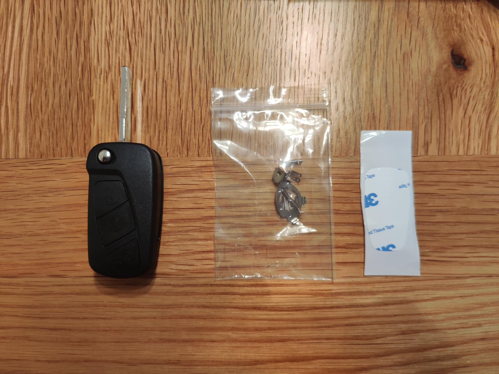 For Ford KA Key Fob Replacement 3 Buttons Flip Car Key Fob Case For ...