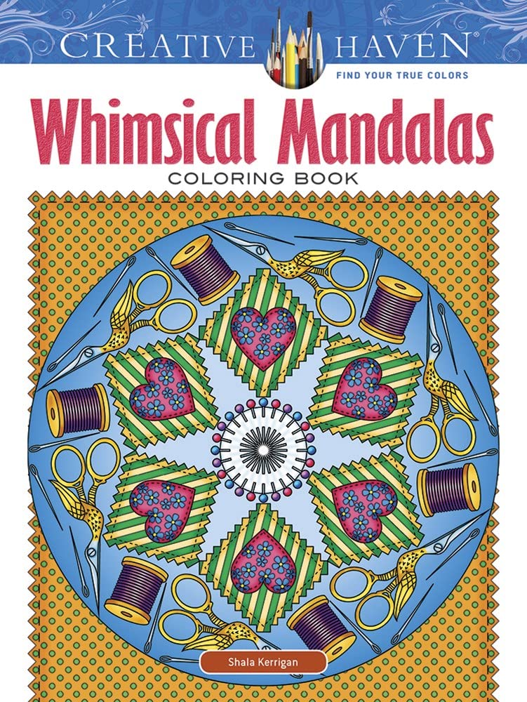 Amazon.com: Creative Haven Whimsical Mandalas Coloring Book (Adult ...
