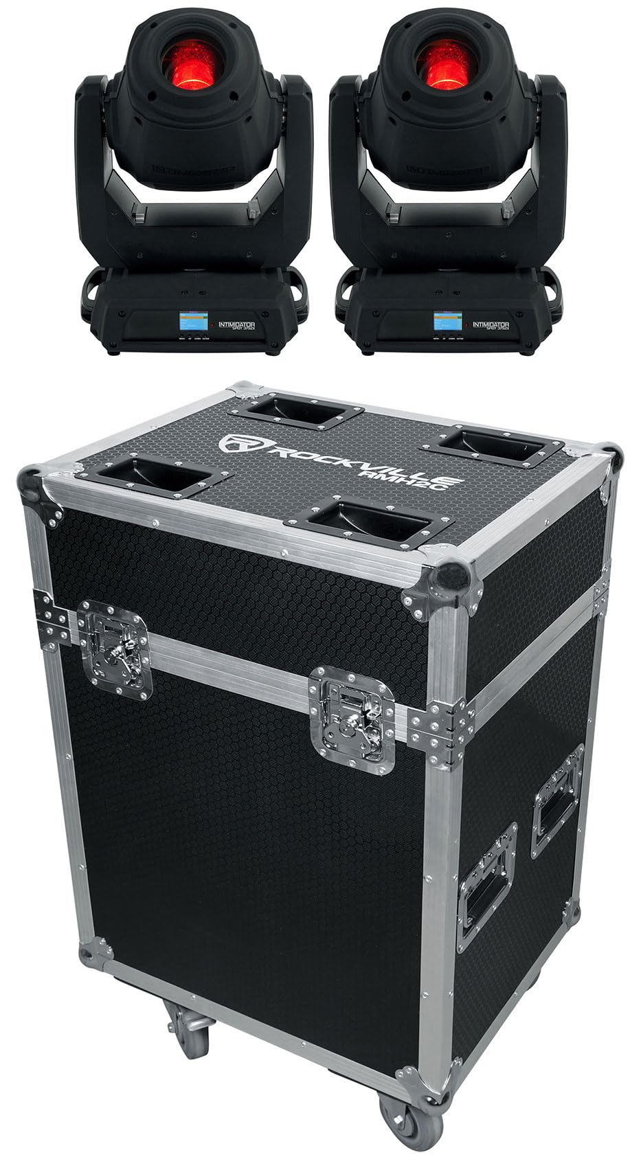 Moving Head DJ Light DMX 512 Strobe Lighting LED with Sound Activated ...