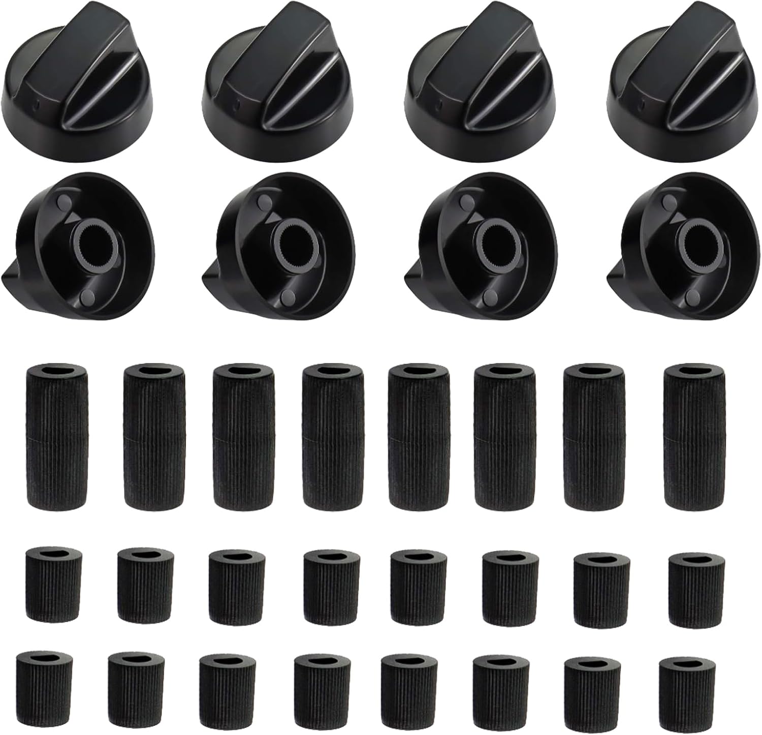 8 Pcs Cooker Knobs, Replacement Hob Knobs Comes with 24 ...