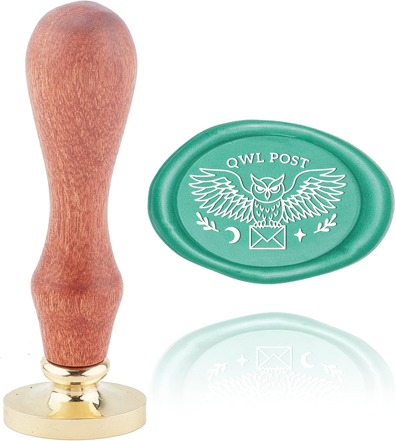Amazon.com: CRASPIRE Wax Seal Stamp Owl Vintage Sealing Wax Stamps ...