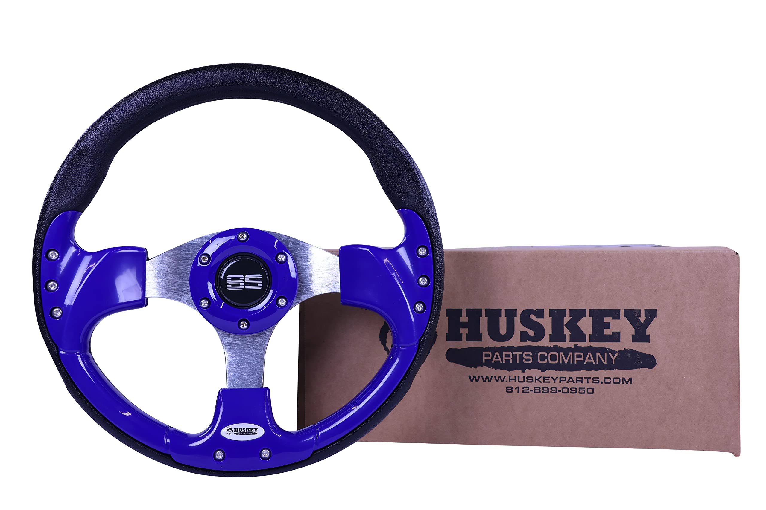 Amazon.com: Huskey 12.5 Inch Racing Style Cobalt Blue Golf Cart ...