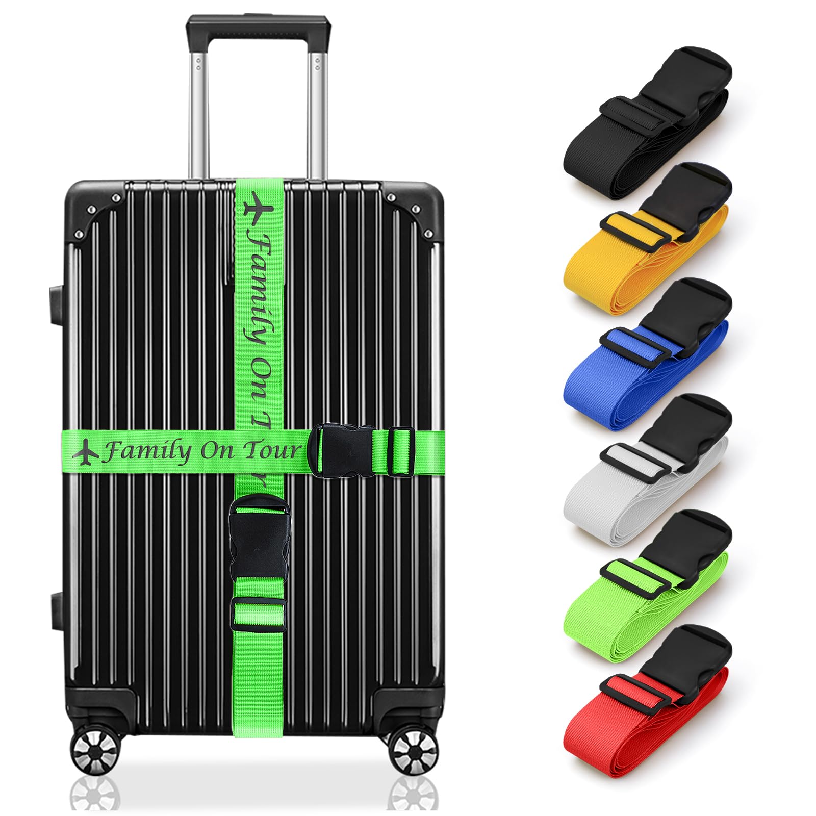 Personalised Luggage Straps for Suitcases, Suitcase Strap, luggage ...