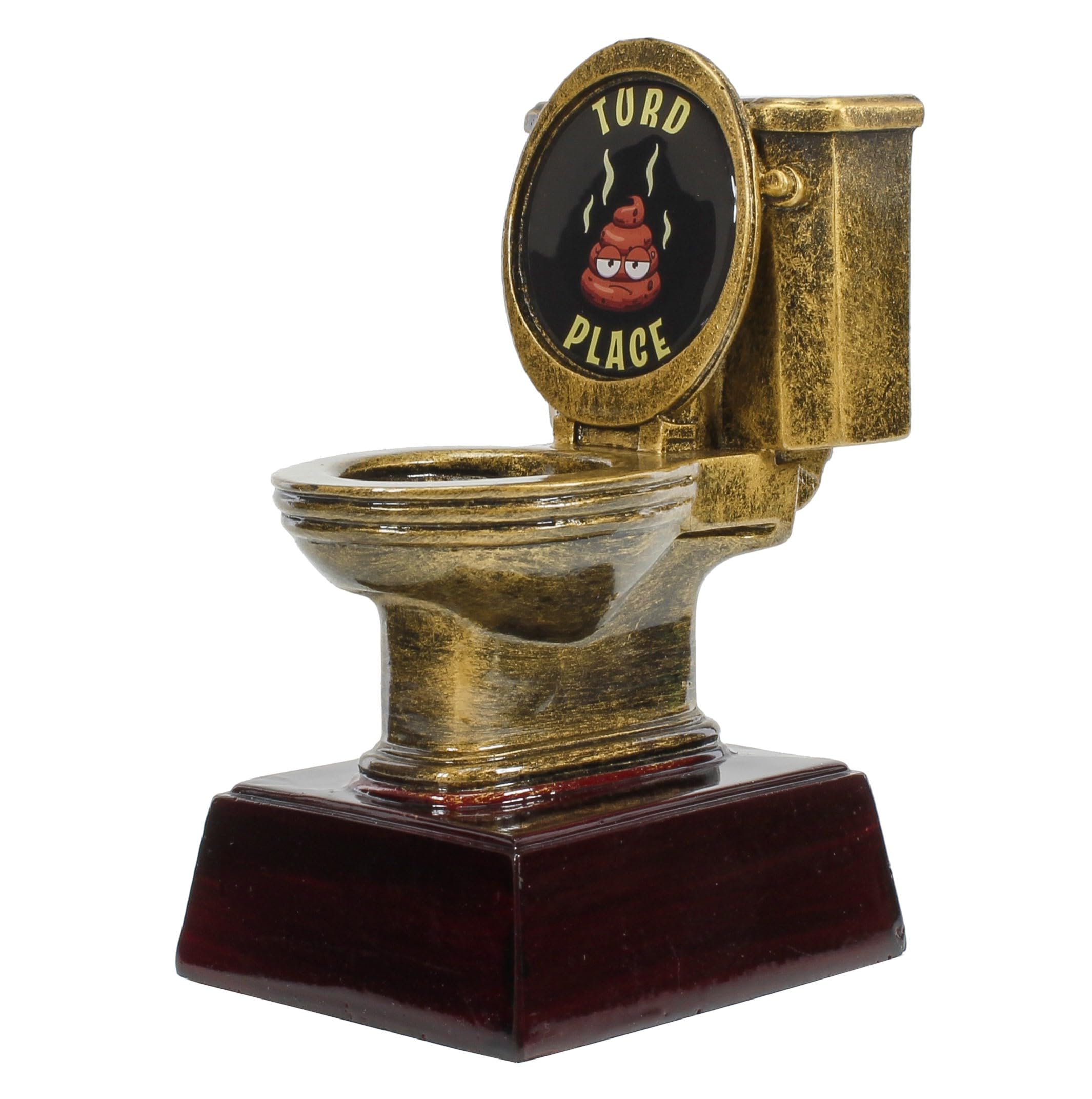 Snapklik.com : Gold Toilet Bowl Trophy - Custom Engraved Turd Place ...