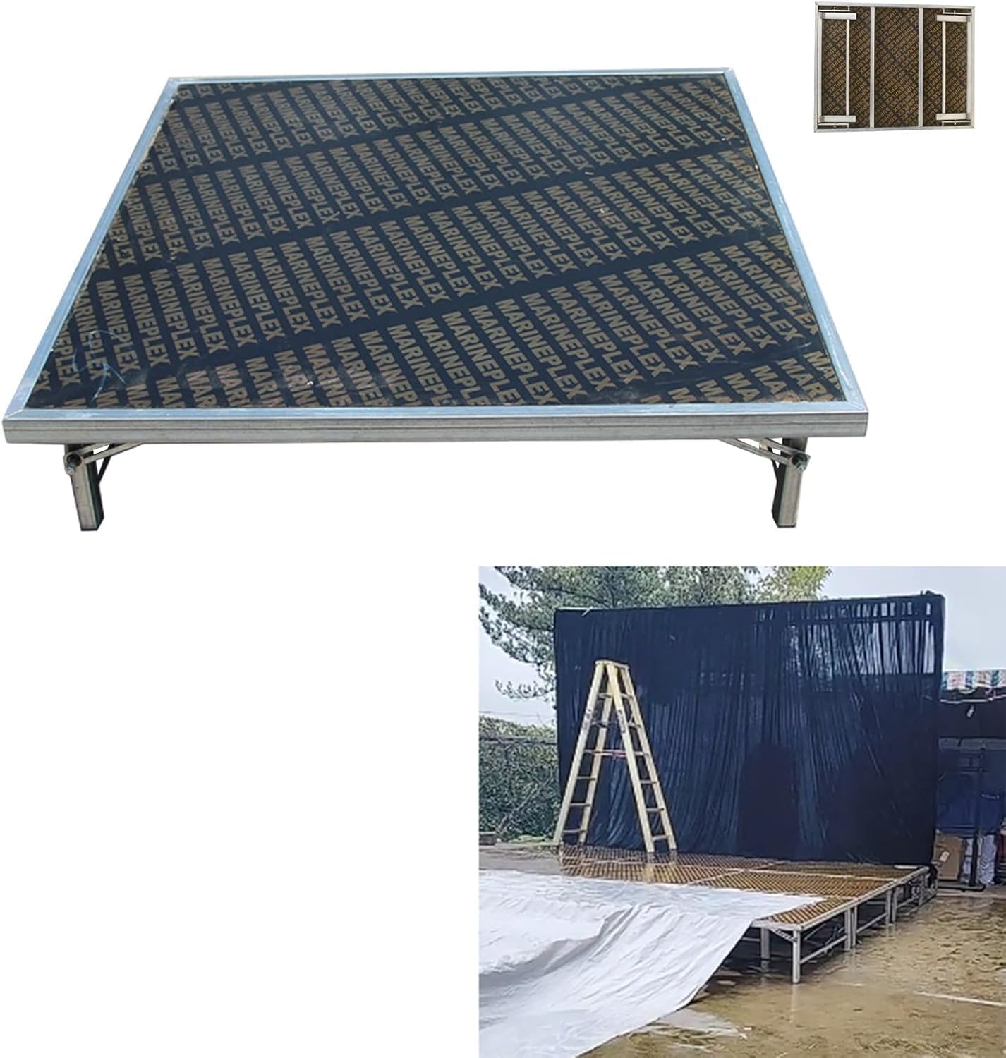 Amazon.com: Outdoor Performance Platform Panel, Stage Platform Modular ...