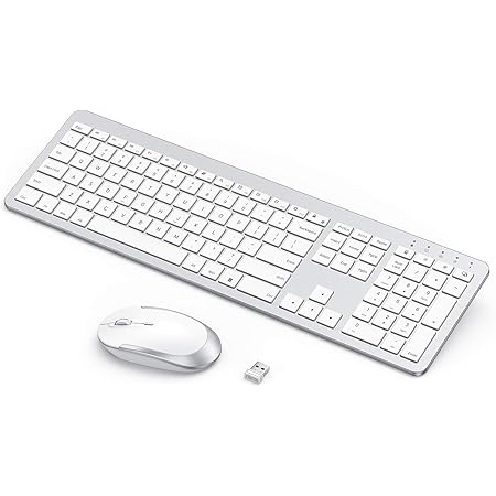 Amazon.com: Rechargeable Wireless Keyboard Mouse Combo - Seenda Full ...