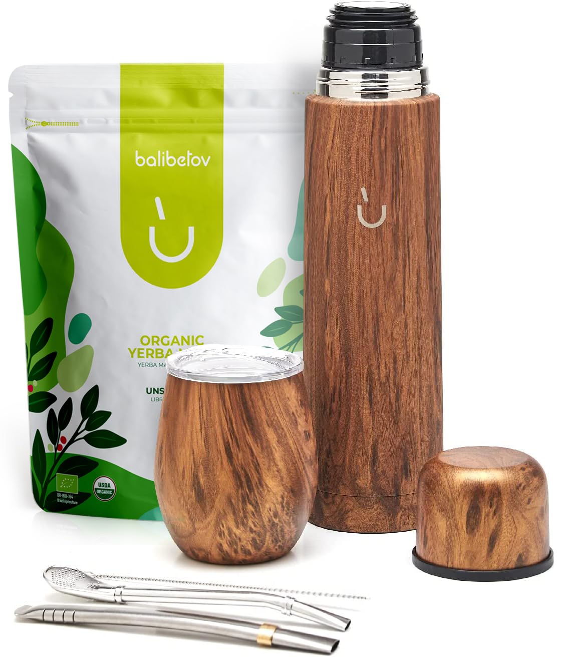 Amazon.com: BALIBETOV Yerba mate set - 2.2lb organic yerba mate loose ...