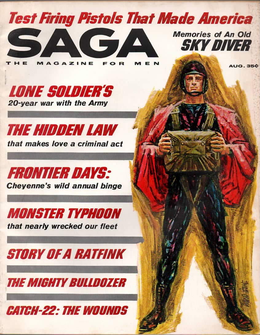 Saga: The Magazine for Men, vol. 24, no. 5 (August 1962) (Catch-22: The ...