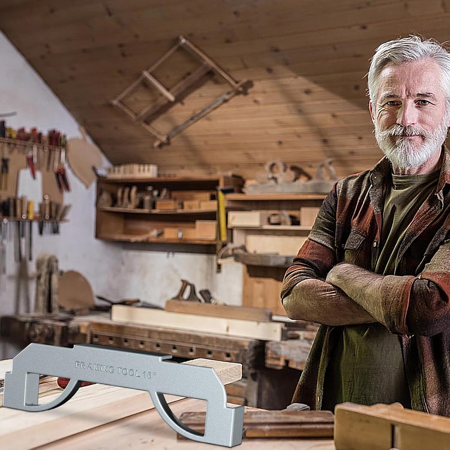 Magnetic Stud Finder 3-in-1 - 12/14/16 Inch Stud Layout Jig For Wall ...