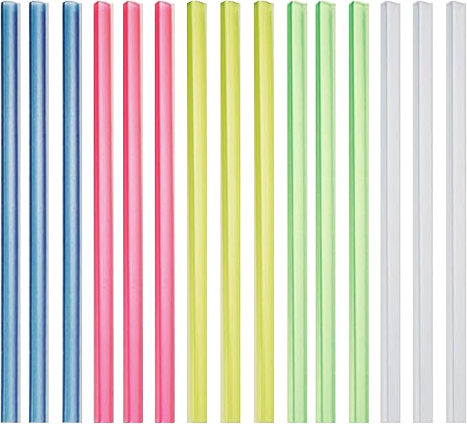 15 Pieces Binding Bars Slide Grip, A4 Slide Binders File Report Project ...