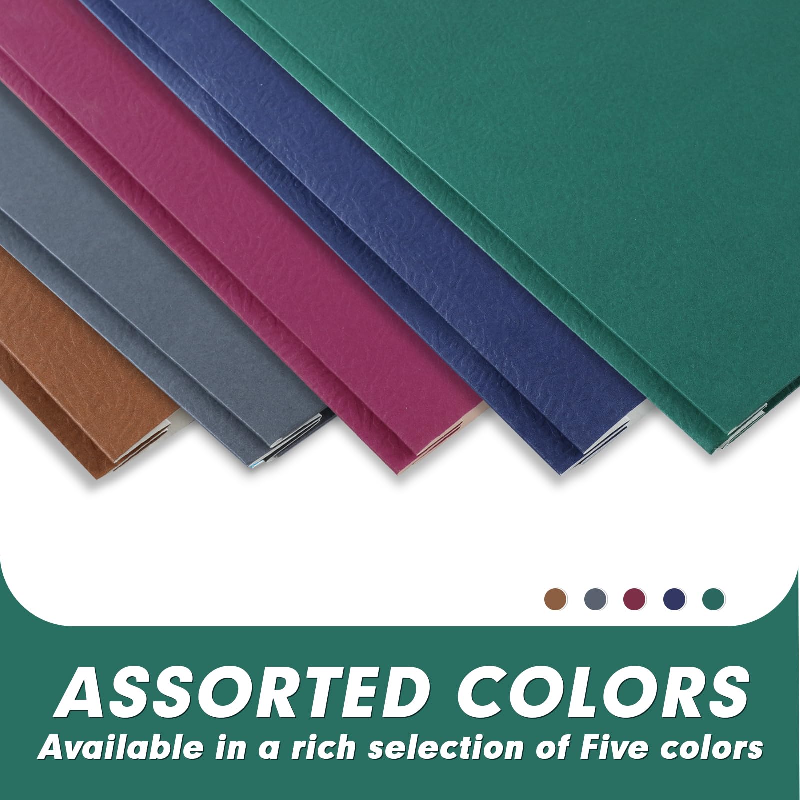 Snapklik.com : Two Pocket Folders, PANDRI 60 Pack Two Pocket Folders