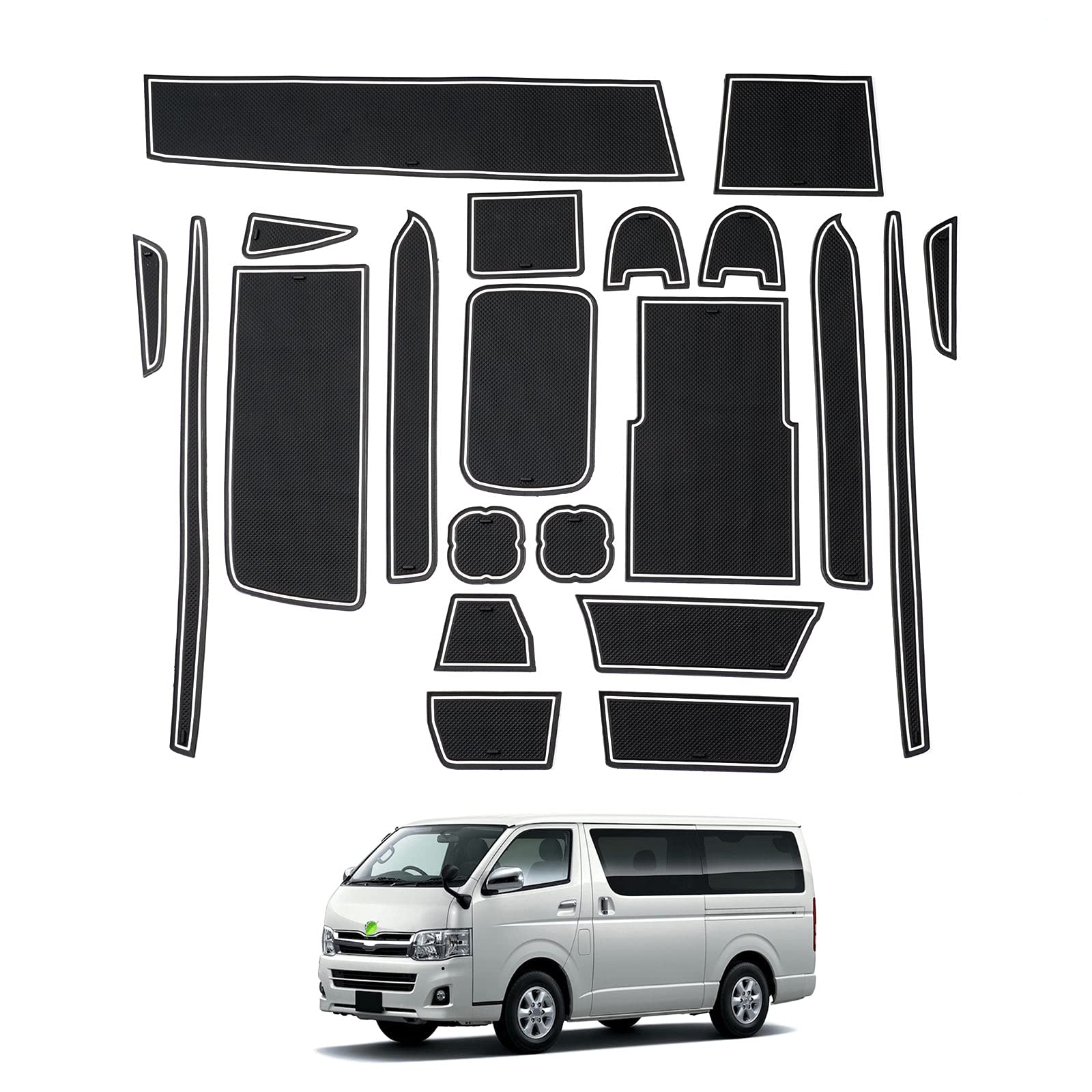 Toyota HiAce H200 LWB Panel Van Vector Drawing, 50% OFF