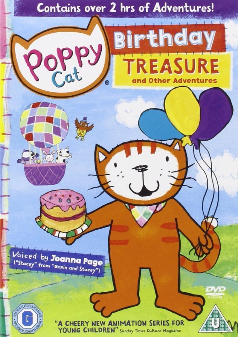 Poppy Cat: Birthday Treasure and other Adventures [DVD]: Amazon.co.uk ...