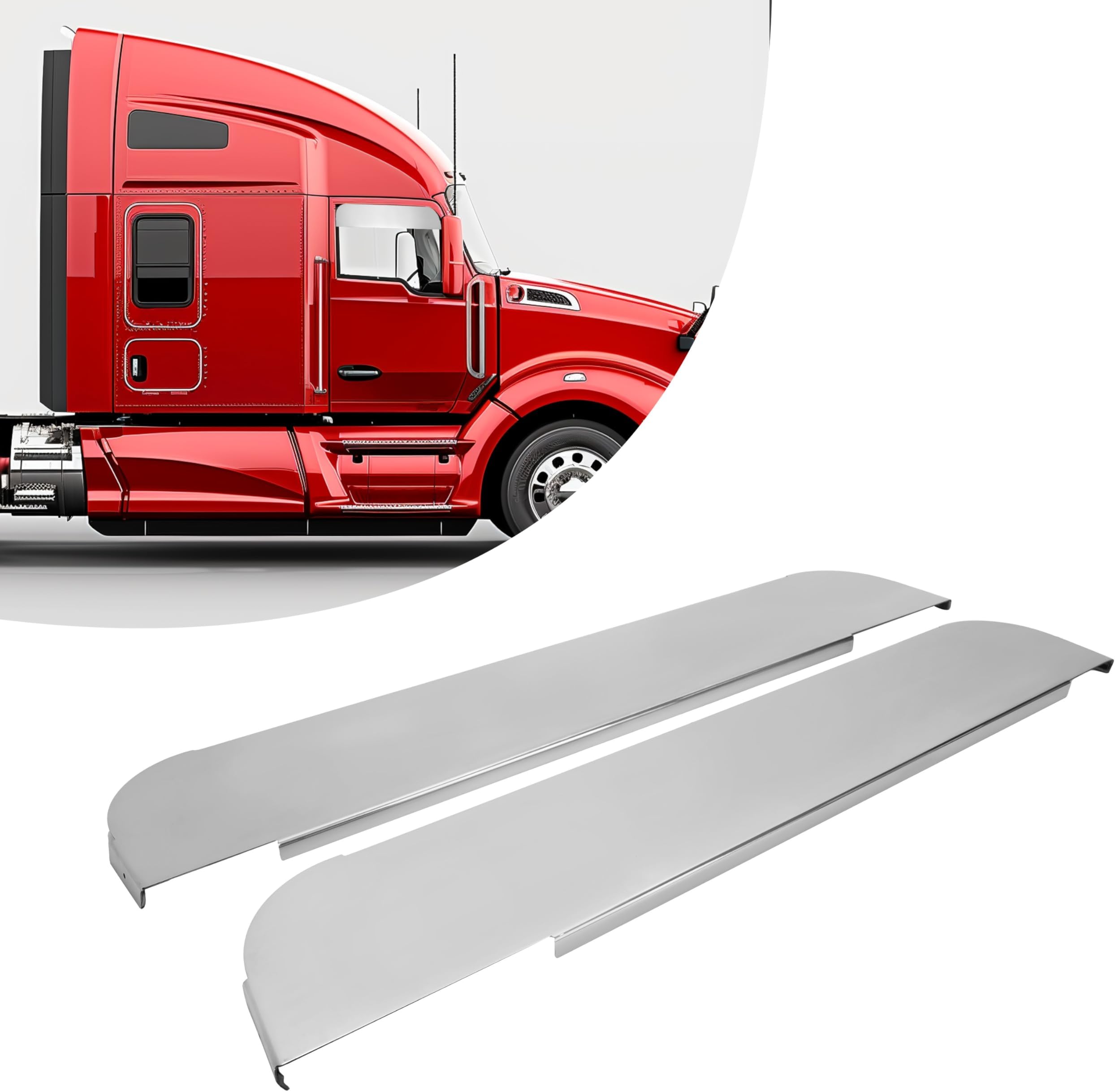 Amazon.com: HECASA 5” Chop Top Door Trim Compatible with Kenworth T600 T660 T800 W900 Drop ...