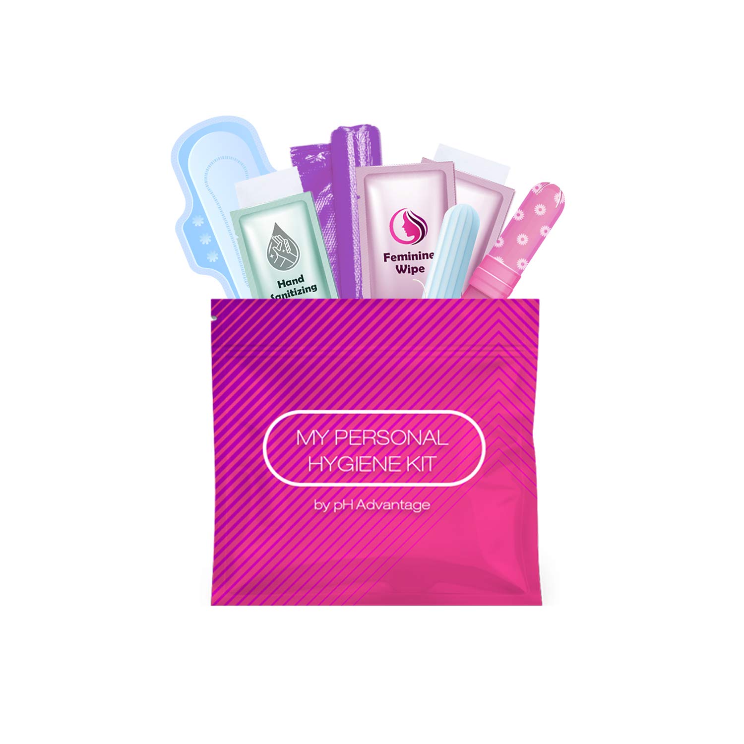 Kit Portátil para Menstruação: Estojo Essencial para Meninas na Escola ...