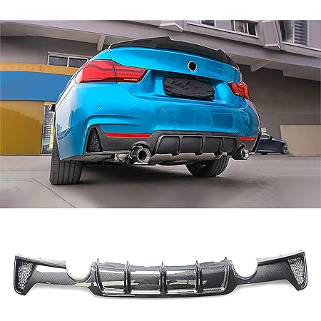 Amazon.com: MCARCAR KIT Rear Diffuser fits BMW 4 Series F32 F33 F36 M ...