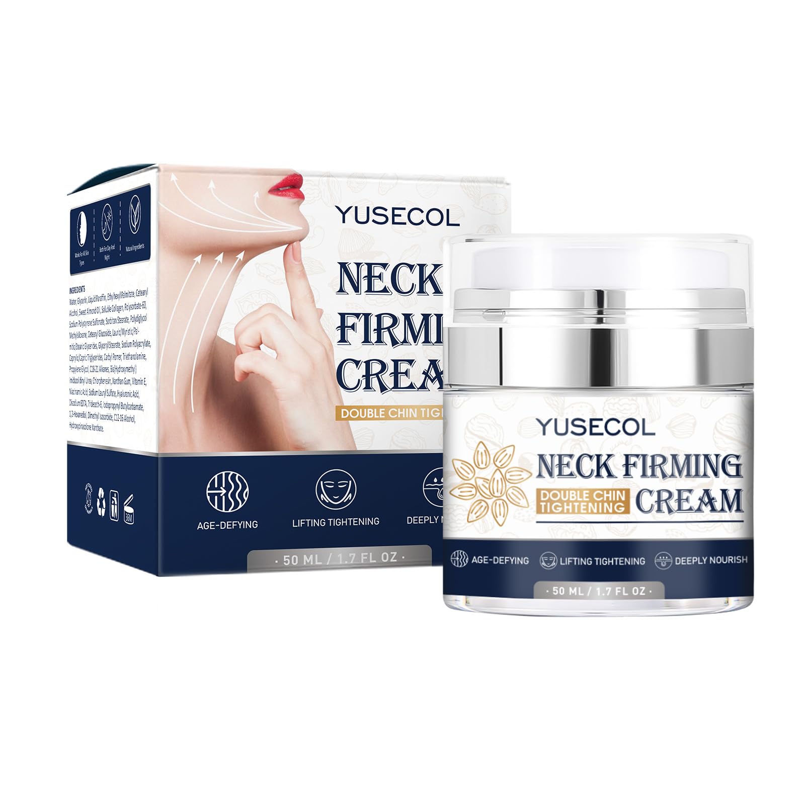 Amazon.com: YUSECOL Neck Firming Cream - Natural Neck Firming and ...
