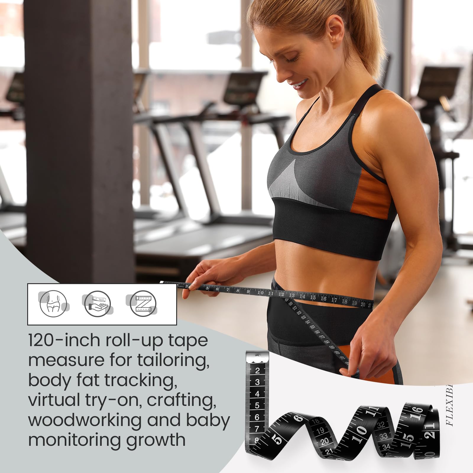 Snapklik.com : Saysurey 20 Pcs 120 Inch/300cm Soft Tape Measure Bulk ...