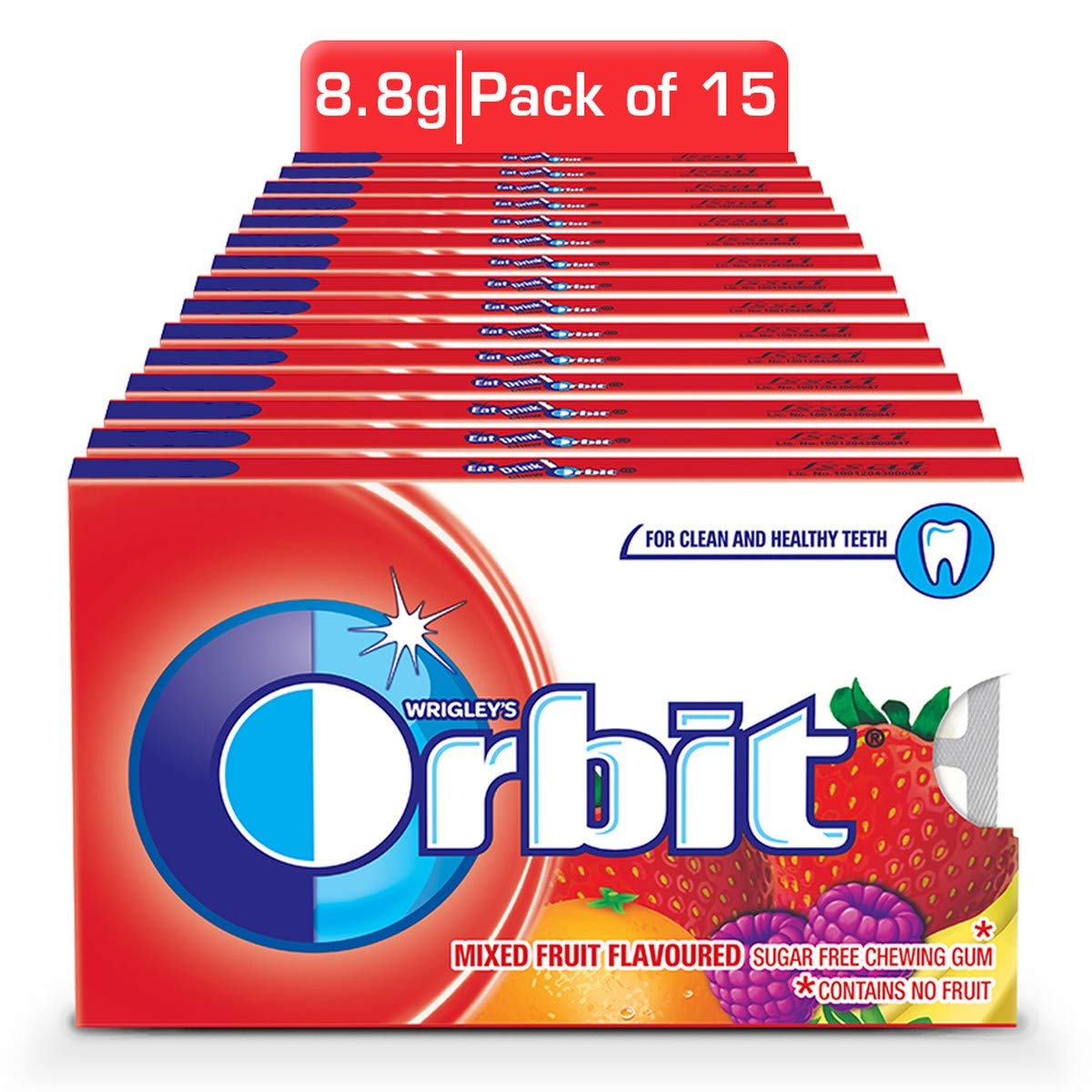 Wrigley Orbit, Mixed Fruit (15 Pieces) : Amazon.in: Grocery & Gourmet Foods