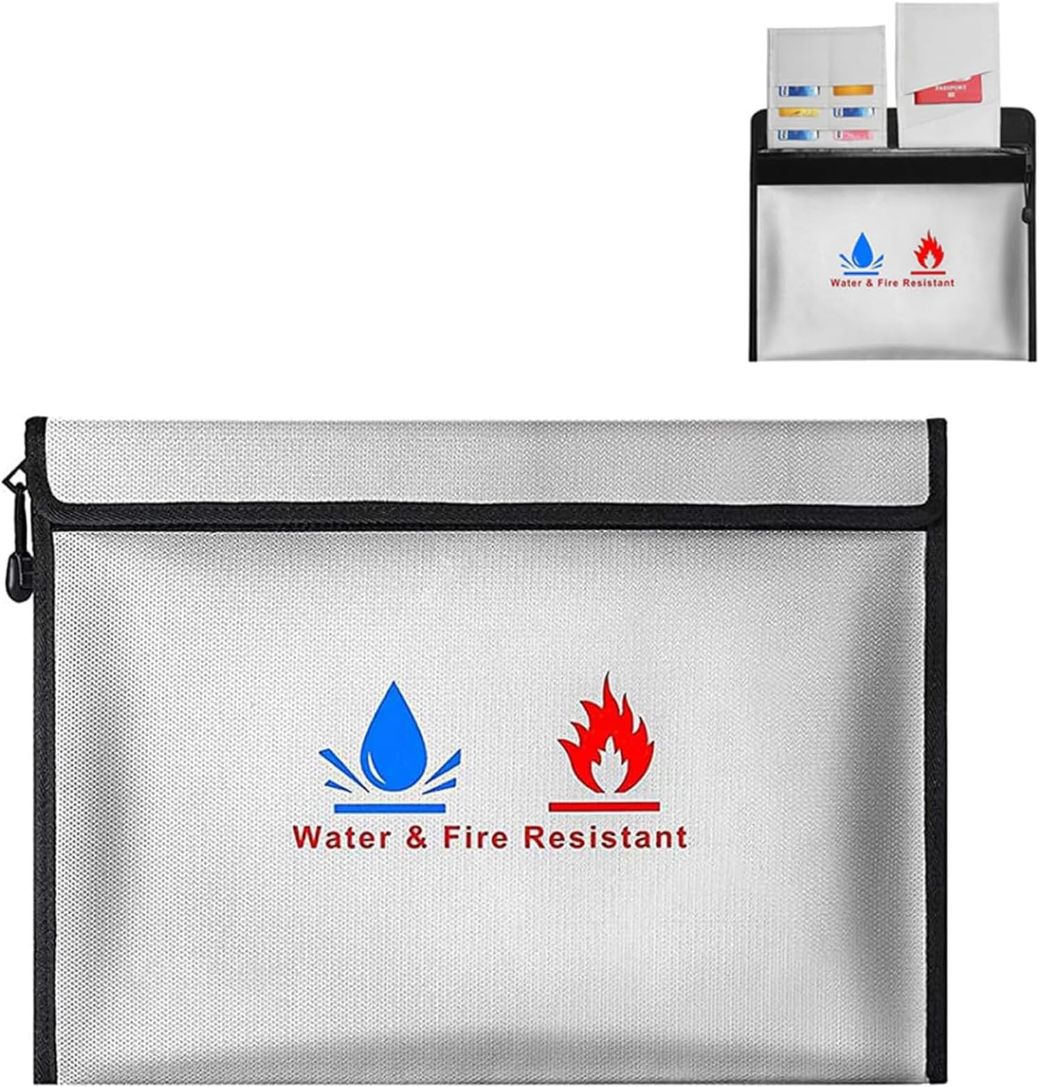 Amazon.com: Fireproof Document Bag, Fireproof Money Safe Document Bag ...