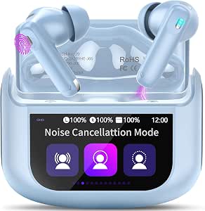 Wireless Earbuds, Bluetooth 5.4 Ear Buds with Multifunctional Touch ...
